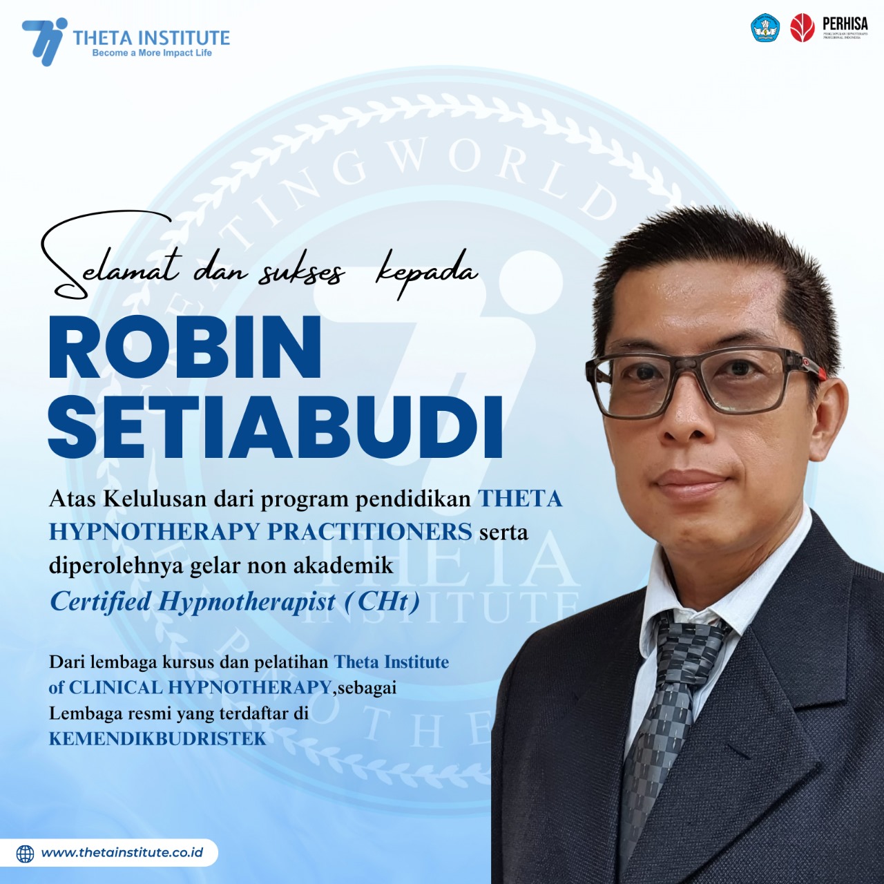 PENGUMUMAN KELULUSAN PESERTA DIDIK PROGAM HIPNOTERAPI JANUARI 2025 THETA INSTITUTE - Pelatihan ...